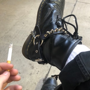 Three Row Pyramid Studded Belt With Teo O-rings | Etsy