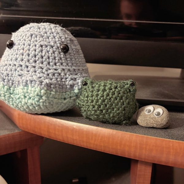 No Sew Chonky Frog Crochet Pattern - Etsy