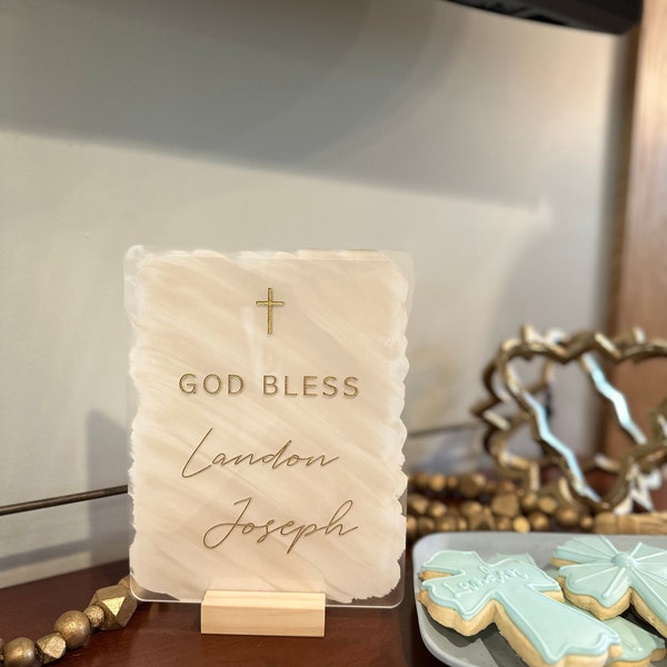 God Bless Acrylic Sign - Etsy