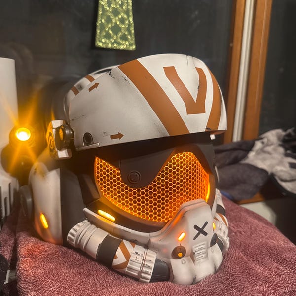 Power Armor X-01 Enclave Helmet for Cosplay | Enclave Helmet Wearable ...