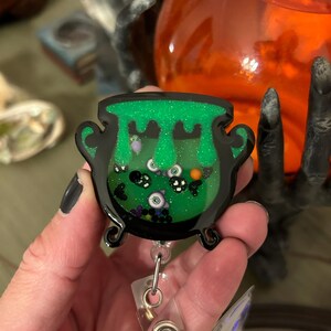 Witch Cauldron Shaker Popsocket™, Glow in the Dark Halloween Shaker ...
