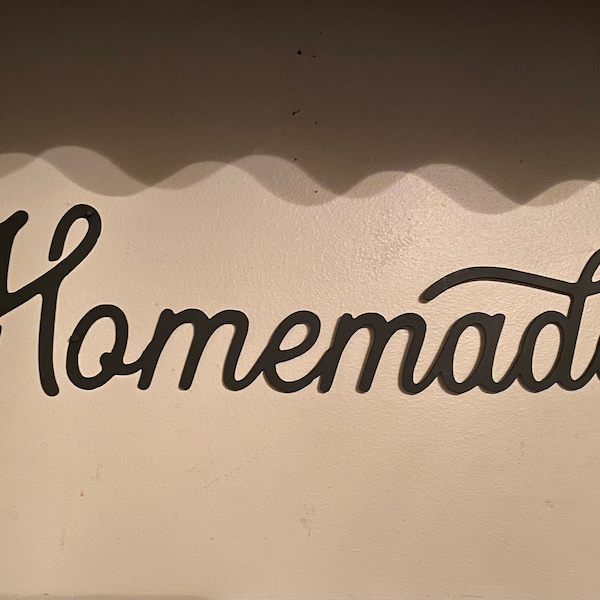 Homemade Metal Sign Retro Homemade Sign Metal Wall Art Homemade Sign ...