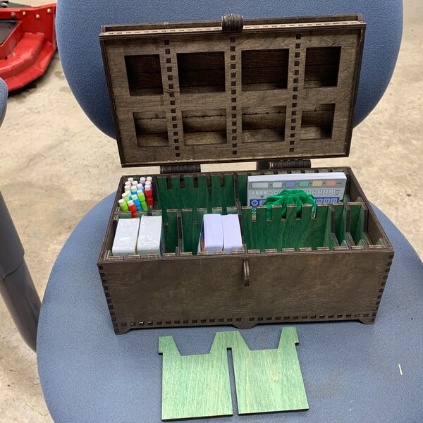 Wooden Tarot Card Chest With Modular Inside - Etsy