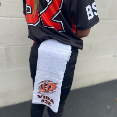 Football QB Towel Quarterback Towels QB Waist Loop Towel - Etsy