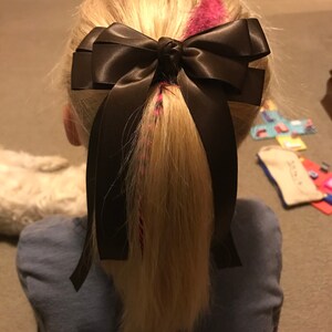 Velvet Hair Tie Velvet Ponytail Velvet Long Tail Bow Hair | Etsy