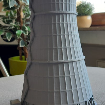 Model Nuclear Cooling Tower large - Etsy