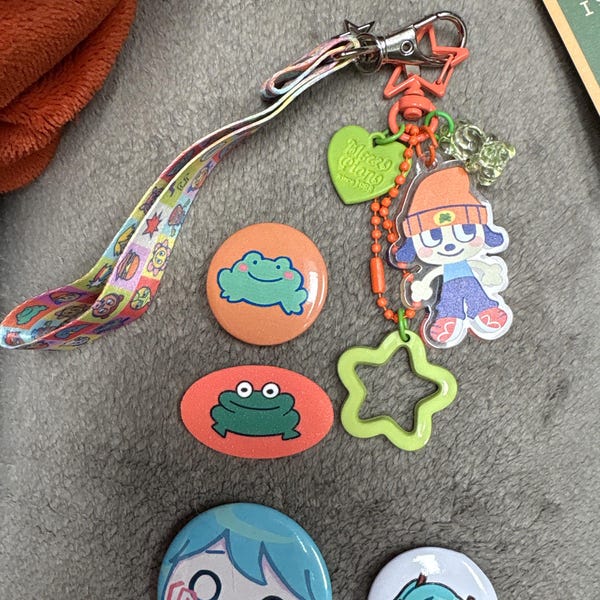 Parappa the Rapper | Keychain and Lanyard, Gift Set | Video Game Fan ...