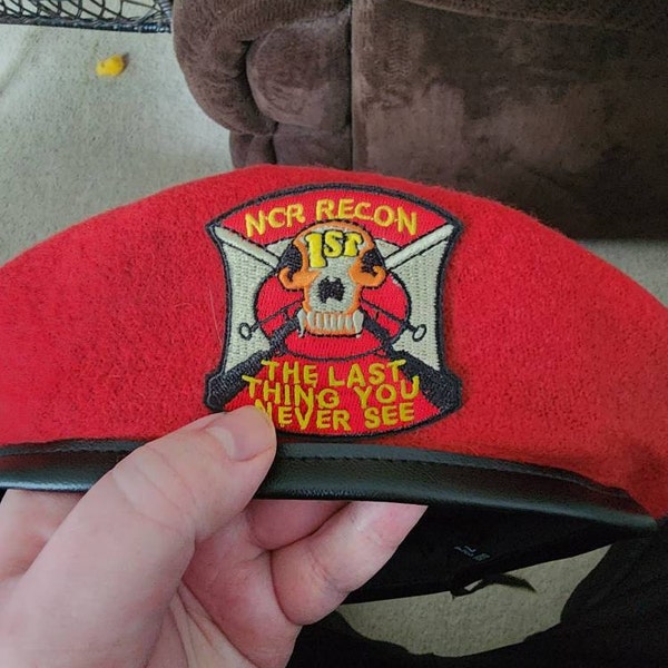 Fallout New Vegas Inspired NCR Recon Sniper Cosplay Gamer Patch Hook ...