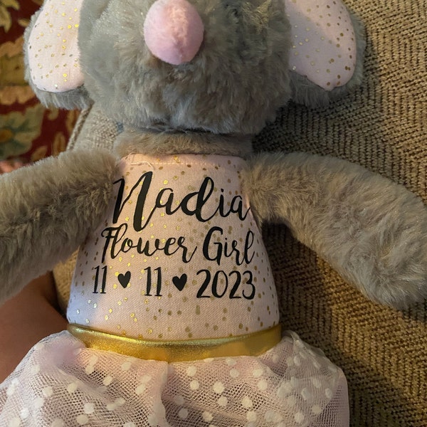 Flower Girl Gift, Wedding Gift, Bridesmaid Gift, Flower Girl Proposal ...