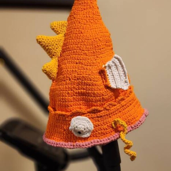 CROCHET PATTERN Little Useless Fish Slouchy Hat Magikarp Hat Pokemon ...