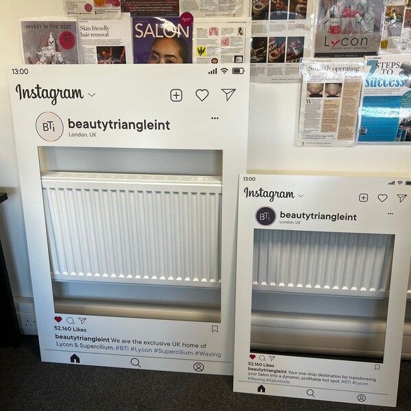 Customisable Social Media Selfie Frame Bespoke Instagram Effect ...