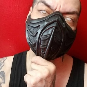 Fire Ninja Cosplay Mask by Wekster Mortal Face Mask Made in US Fast ...