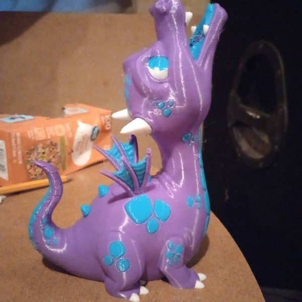 Whacky Articulating Frilled Lizard - Customizable 3D Printed Toy With ...