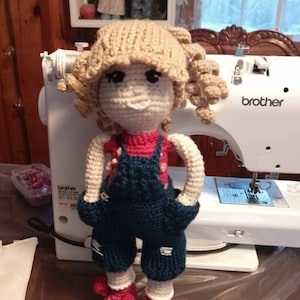 Crochet Pattern Julia, Pattern Includes Doll and Clothes. This Crochet ...