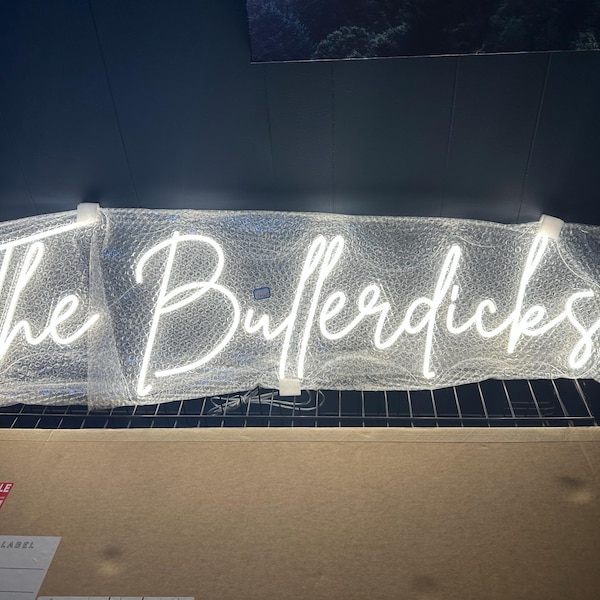 Custom Last Name Neon Sign Wedding for Reception, Led Lights Neon Sign ...