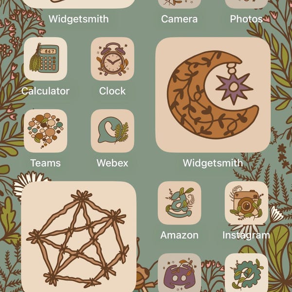 Witch Ios 14 Icons Witchcraft App Icons Pack Witchy Instagram Highlight ...