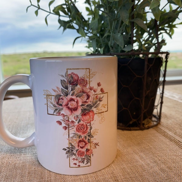 Spruce Trees Mug, Woodland Coffee Cup, Evergreen Drinkware, Pretty ...