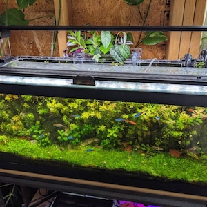 Nicrew Skyled Light Stand 2 Wide Base LED Riser, Fish Tank Light Lift ...