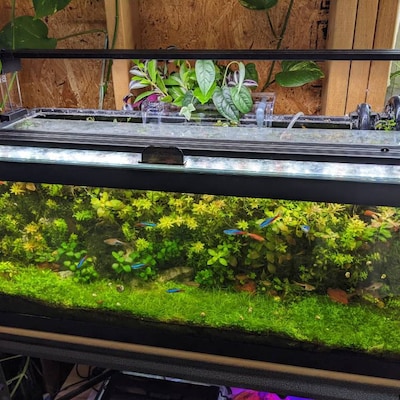 Nicrew Skyled Light Stand 2 Wide Base LED Riser, Fish Tank Light Lift ...