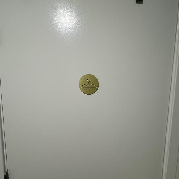Hanger Symbol Sign. Changing Room Signs. Dressing Room Sign. Coat ...