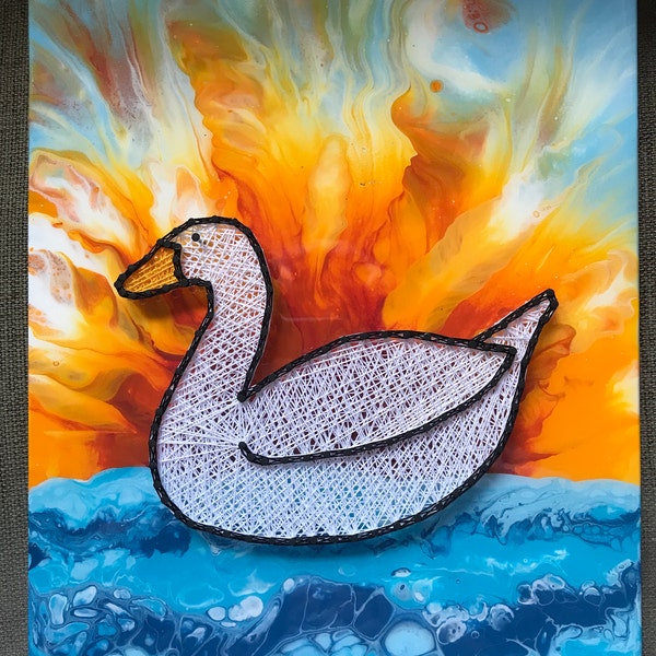 DIY Kit or MTO Luna Moth String Art Ornament - Etsy