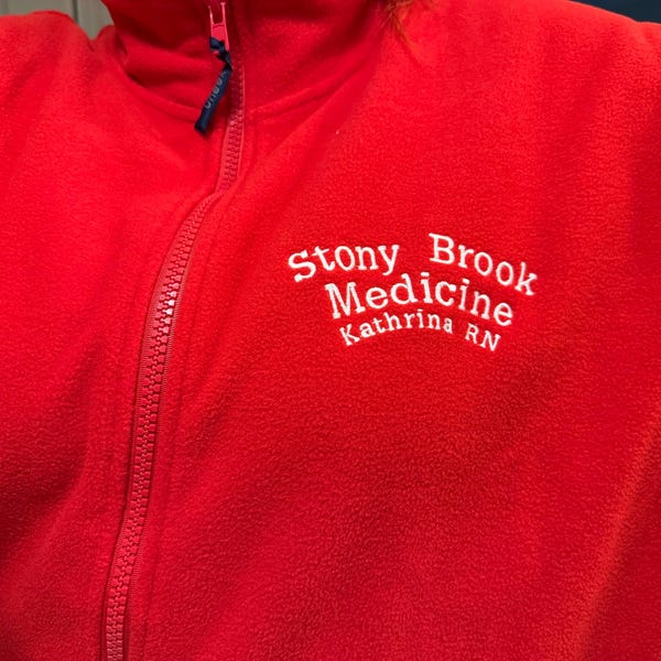 Personalised Embroidered Fleece Jacket-custom Text Work Wear Zip up ...