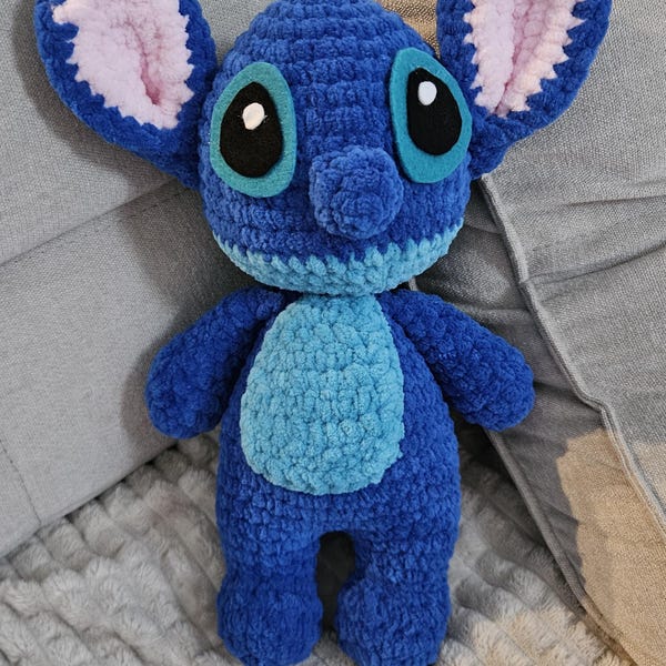 Crochet Blue Alien Pattern, Koala Crochet , Plush Toy, English and ...