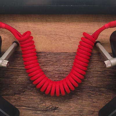 Custom Coiled Mechanical Keyboard Cable - Etsy