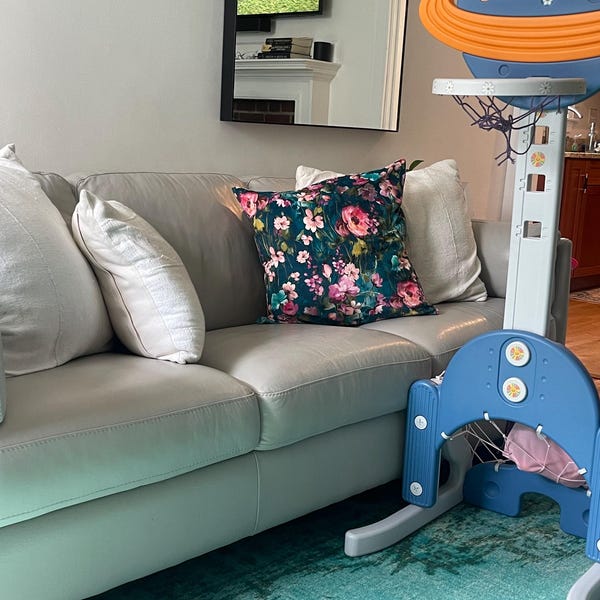 Maison Voyager Designer Velvet/cotton Pillow Cover in Roseum Coral in ...