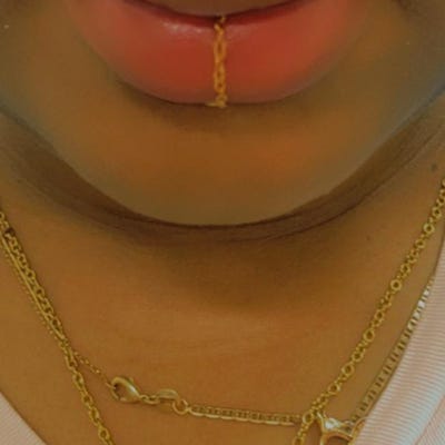 2 Style Barbell Chain, Ear Piercing Chain, Industrial Piercing ...