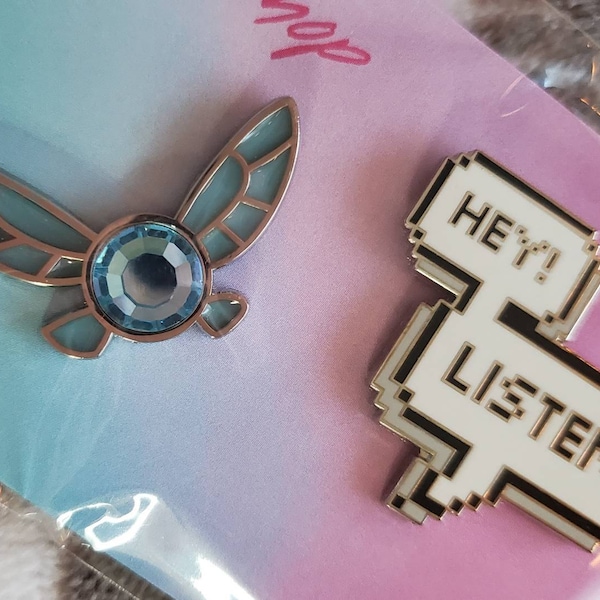 The Legend of Zelda - Hey Listen! Navi Pin Set! - Etsy