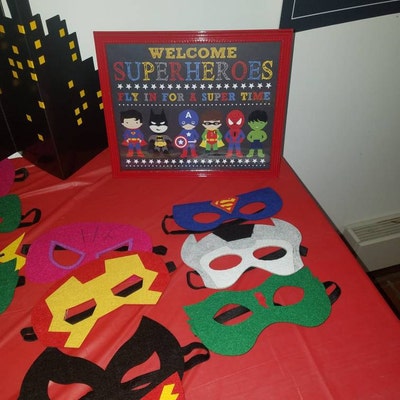 SUPERHERO WELCOME SIGN Instant Download Superhero Sign Superhero ...