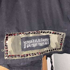 Teeth Patch, Print on Black Cotton Canvas, Occult Patch, Jaw Patch ...