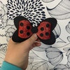 Ladybug Bow Template SVG Ladybird Bow SVG Lady Bug Felt Bow - Etsy New ...