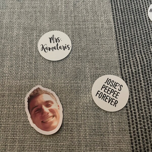 Groom Face Bachelorette Party Confetti: Personalized Groom Head ...