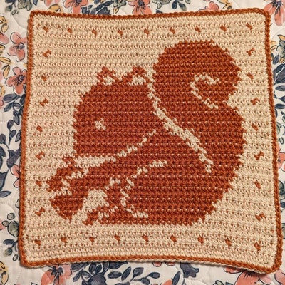 Crochet Pattern Bee Potholder Tapestry Crochet Hot Pad Farmhouse ...