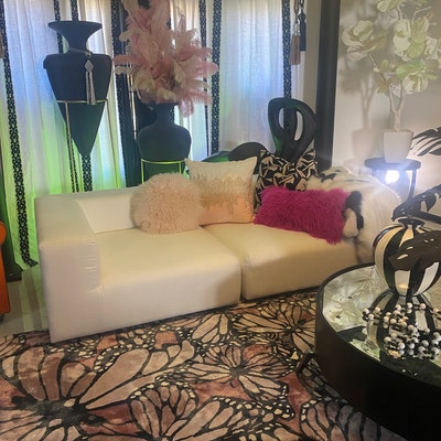 Copper Metallic Cowhide Hadley Metal Bench Antique Brass Metal Finish ...