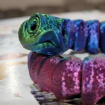 3D Printed Articulate Tiger Fidget Sensory Toy. - Etsy