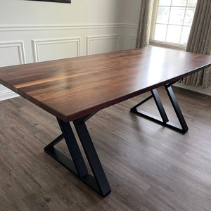 H 28 Inch, Dining Table Legs, Double Z Shape, 1 Pair, SS1110 - Etsy