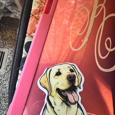 Yellow Lab Dog Decal Weather-resistant Vinyl - Etsy