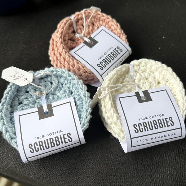 PRINTABLE Scrubbies Tags + Wrap Labels - Digital PDF - Cutout Tags ...