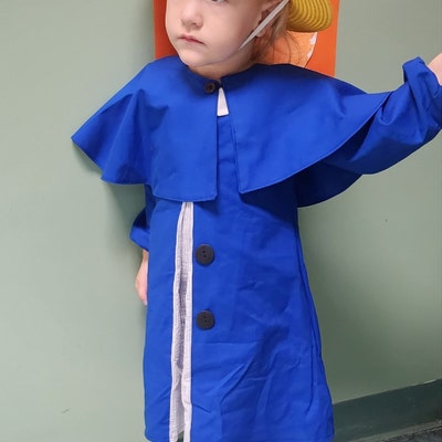 Girl's French School Girl Dress, Girl's French Outfit, Girl's Cape ...