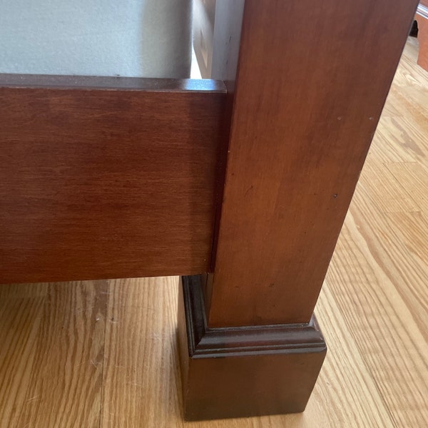 Wooden Bed Rails - Queen/king Bed Rails – 82" Hook-on Wooden Side Rails ...