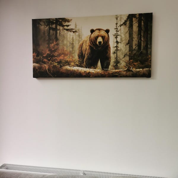 Abstract Blue Marlin Fish Canvas Print in a Painting Style, Blue Marlin ...