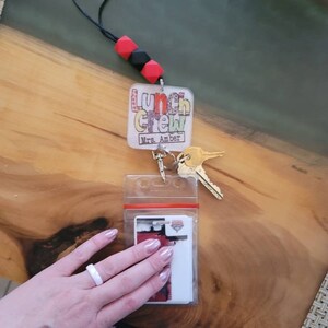 Teacher Lanyard Open Book Lanyard Librarian Lanyard Silicone Bead ...