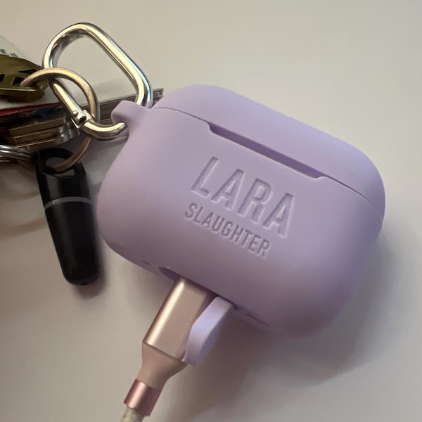 Customizable Silicone Airpods Pro 2 Case With Clip, Personalized Soft ...