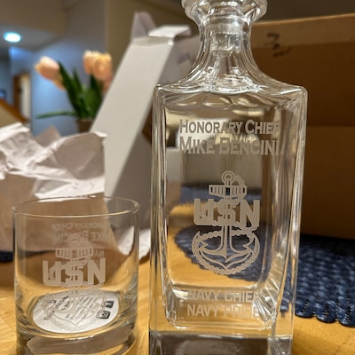 Infinity Whiskey Decanter, Blended Bourbon Decanter, Whiskey Gift ...