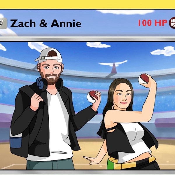 Custom Pokemonstyle Portraits | Poke Cards | Digital Image | Pokepet ...