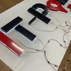3d Backlit Sign 3d Led Signage Custom Outdoor Logo Light - Etsy