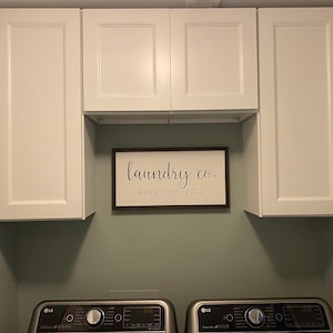 Laundry Sign Laundry Co. Sign Wash Dry Fold Sign Laundry Room Sign ...